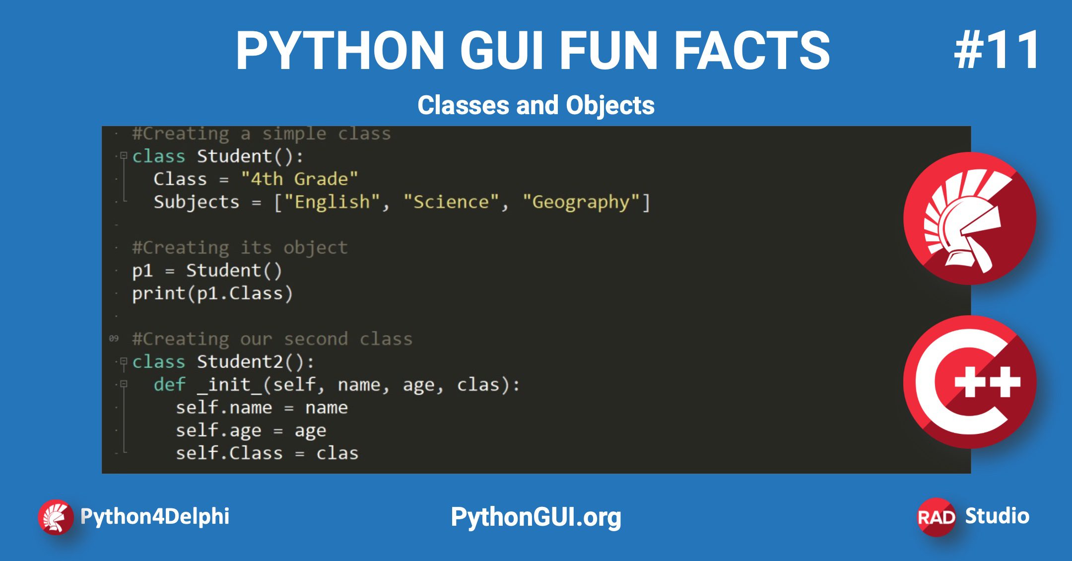 Easily Learn How To Use Classes And Objects In Python With A Delphi 