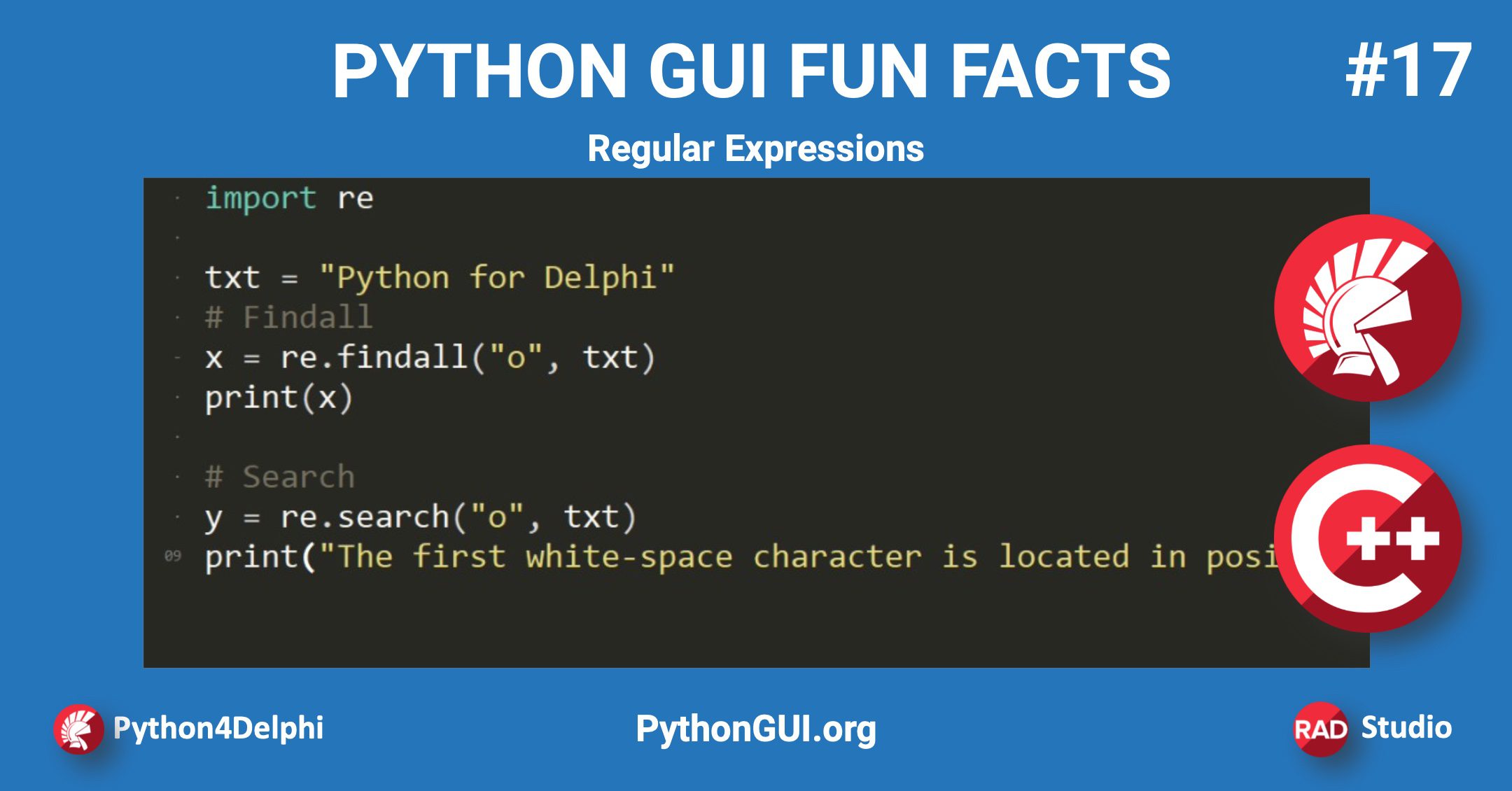 Learn How To Use Regular Expressions With Python In A Windows GUI App