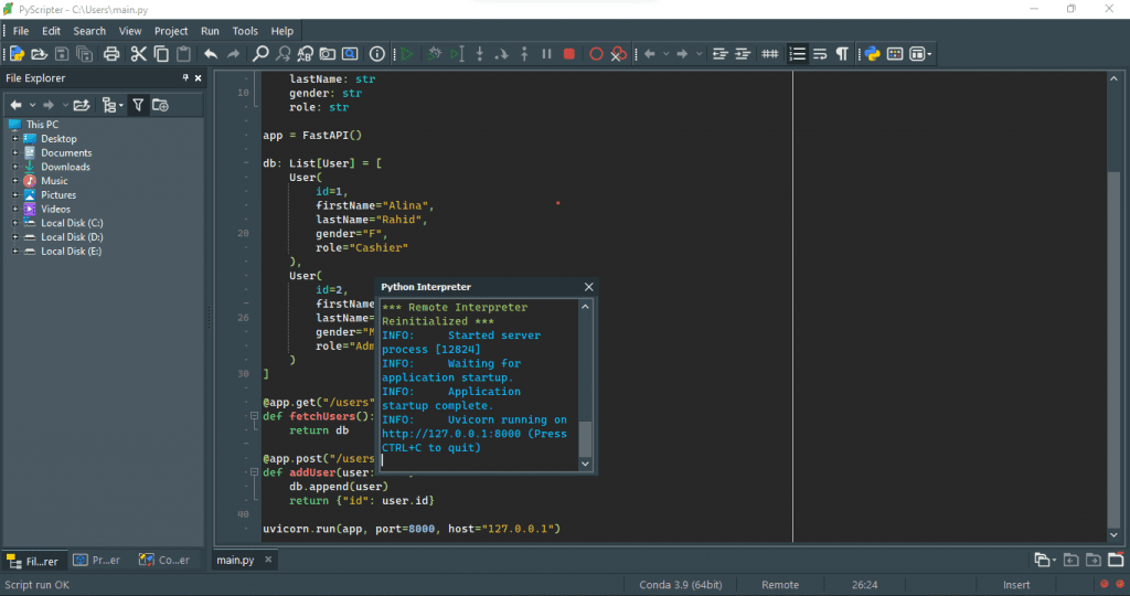 How To Create A Fastapi Server And Python Gui Client App To Manage