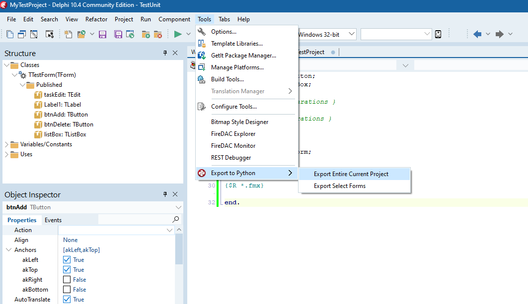 How To Write A Simple Todo Gui Application Using Delphifmx